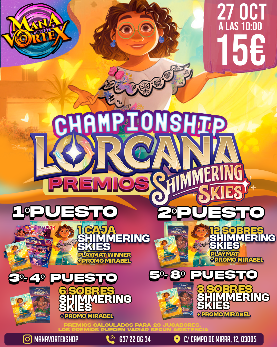 Championship Manavortex - Lorcana Spain